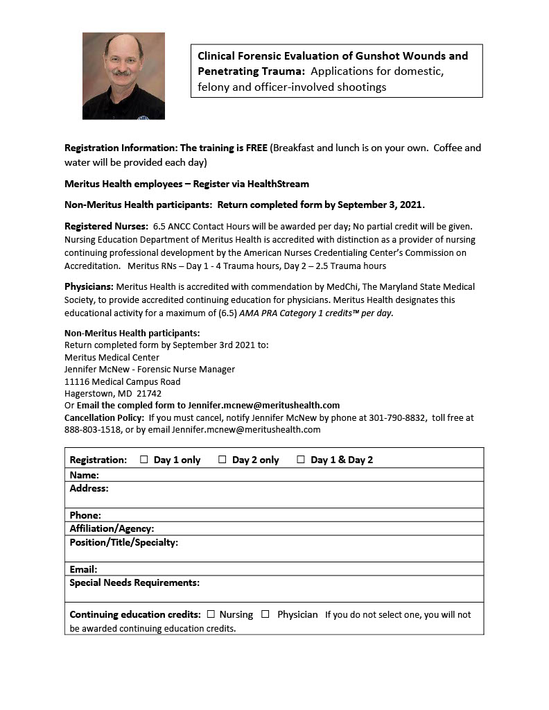 Clinical Forensic Evaluation of Gunshot Wounds and Penetrating Trauma ...