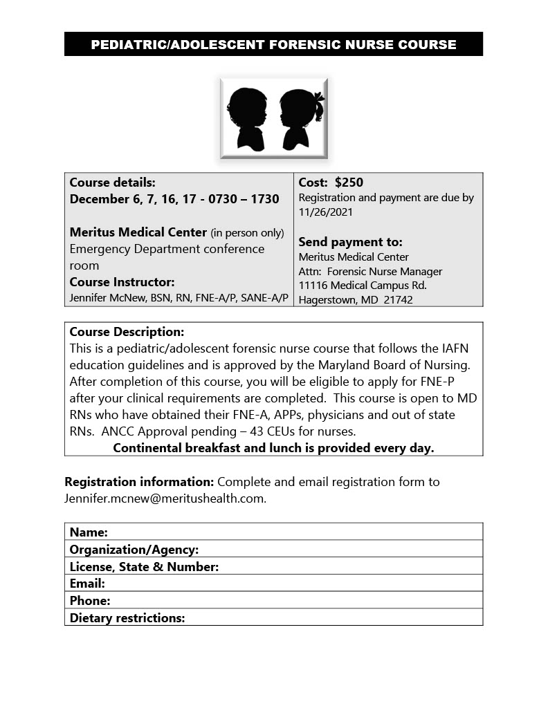 Pediatric/Adolescent Forensic Nurse Examiner Training Day 1